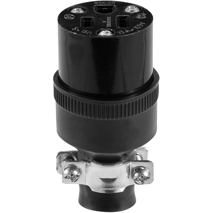 Eaton: 3 Wire 15 Amp 125V Rubber Electrical Connector :: Brantford Home ...