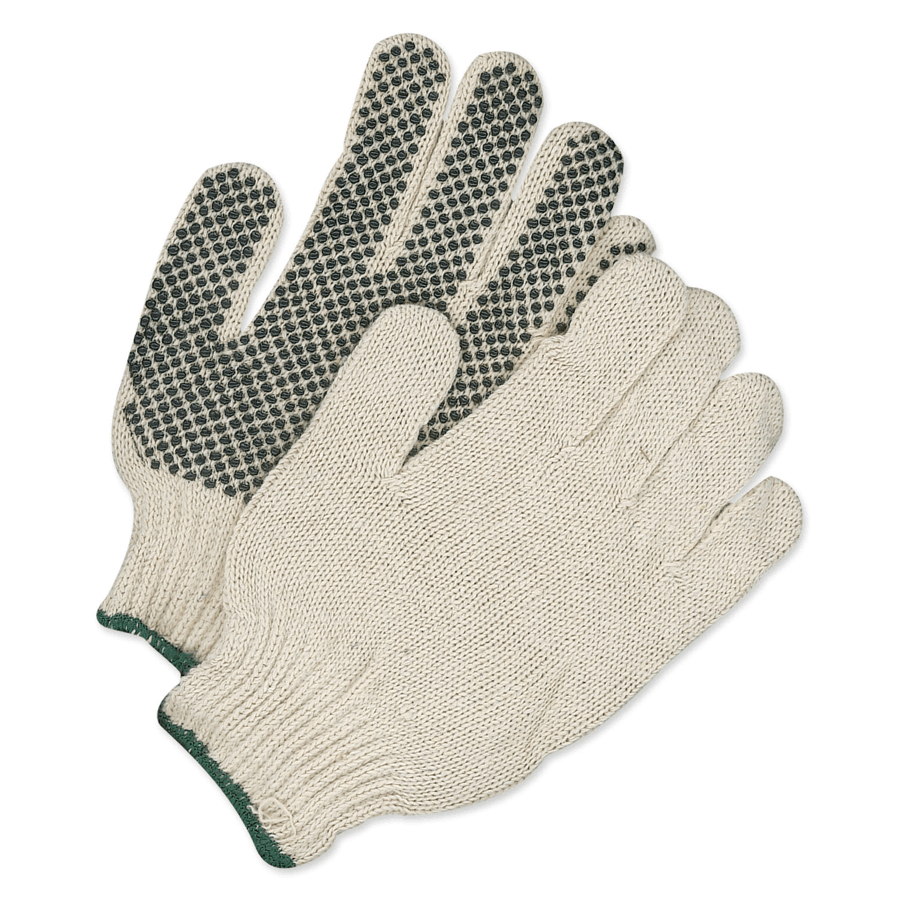 Bob Dale: Men's Polyester / Cotton Knit Work Gloves - with PVC Dot ...